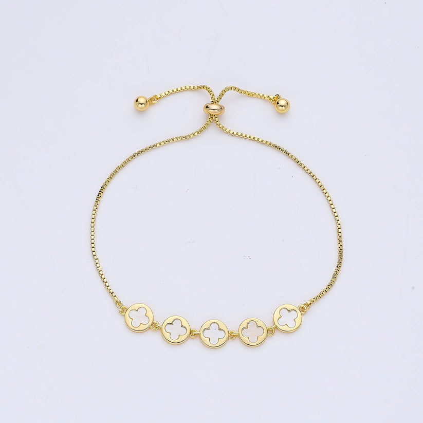 CAD DEL / 5 CIRCULOS FLOR VAN APERLADA / BROCHE DESLIZANTE / DORADO ...